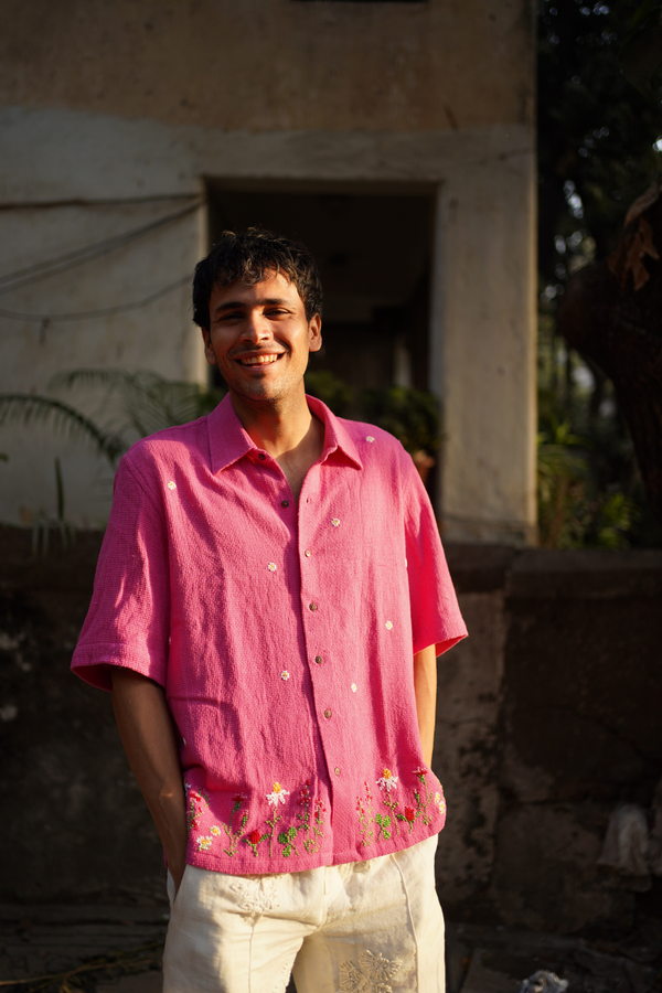 Bageecha Cross-Stitch Shirt – Darwaza